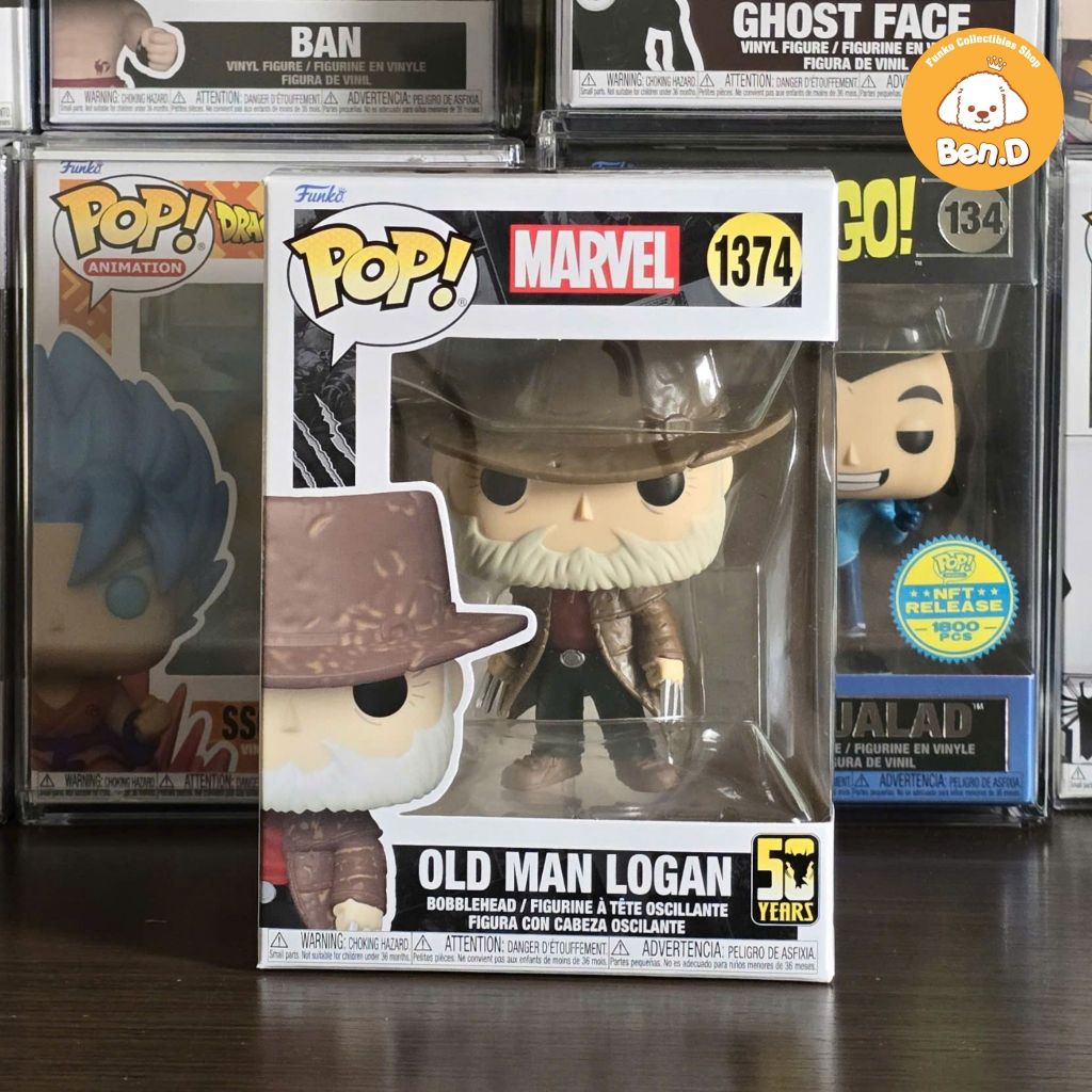 Mô hình chính hãng Funko Pop! Marvel: Old Man Logan #1374, kèm ...