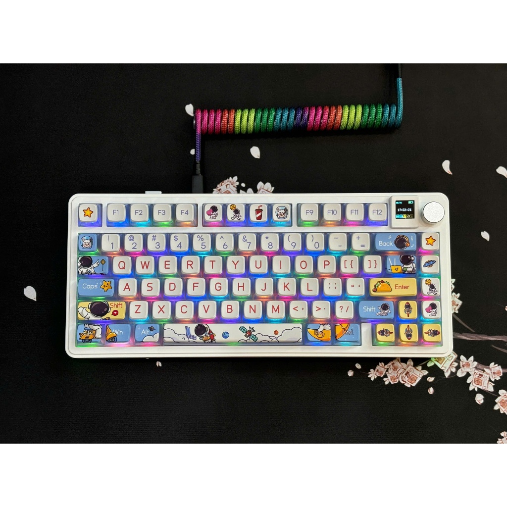 Keycap phi hành gia profile cherry/Asa nhựa PBT cao cấp Dyesub dành cho ...