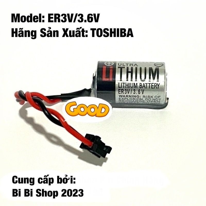 Pin Nuôi Nguồn TOSHIBA ER3V/3.6V Ultra Lithium Hàng Nhập Khẩu | Shopee ...