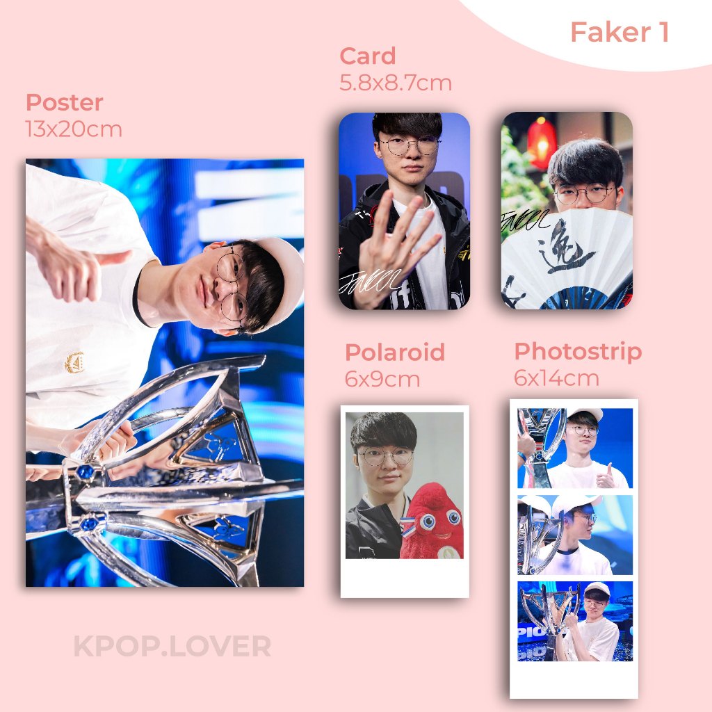 SET POSTER + CARD đội tuyển esport SKT T1 ( gồm 5 món) by Kpop Lover ...