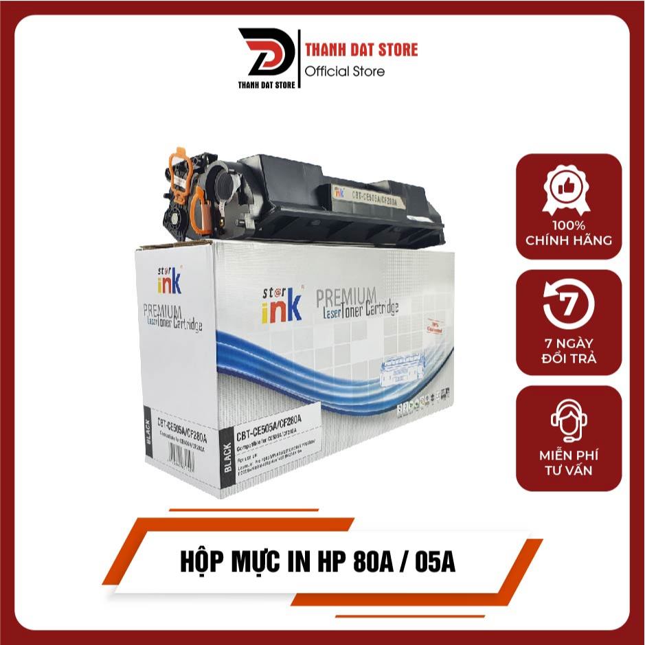Hộp mực in HP 80A / 05A (Full Hộp), catrige 05/80 dùng cho HP Pro 400 ...