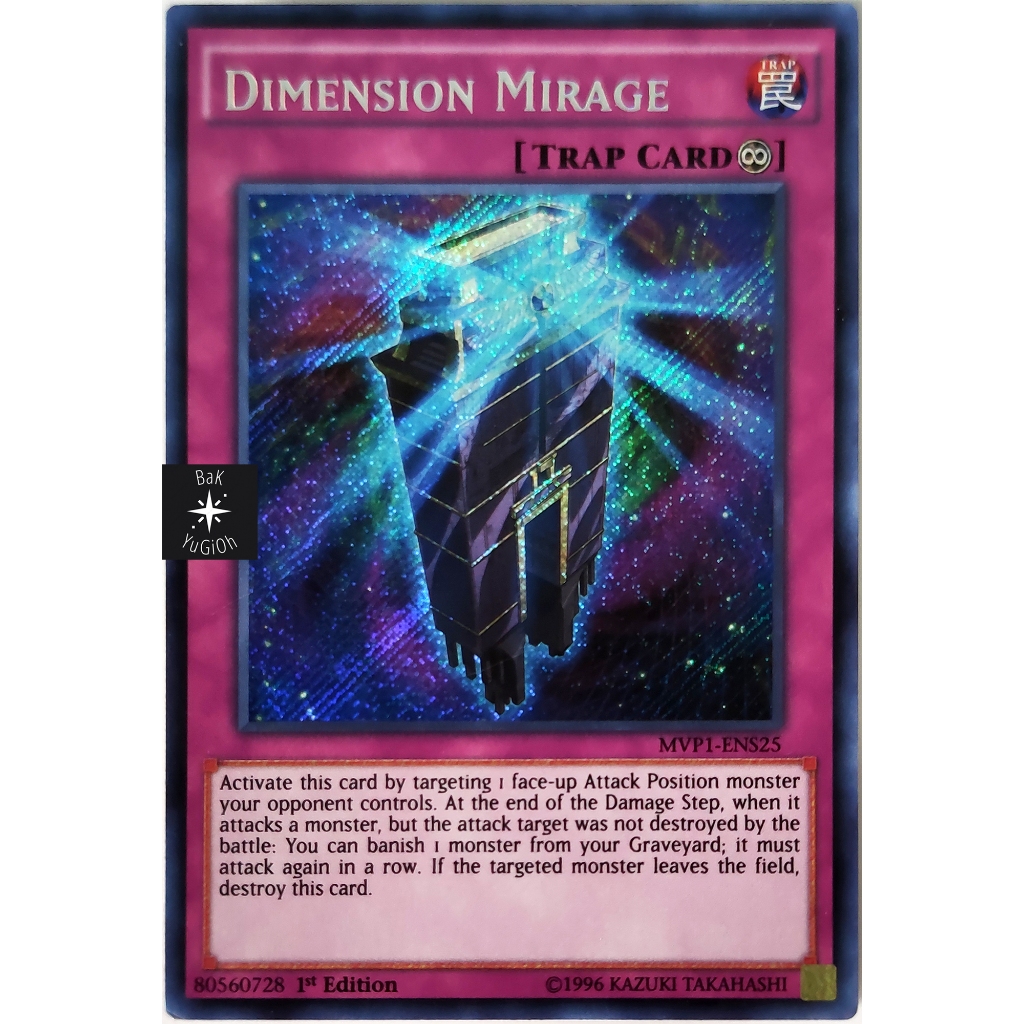 [BaK Yu-Gi-Oh!] [Thẻ Bài Chính Hãng] Dimension Mirage |EN| Secret Rare ...