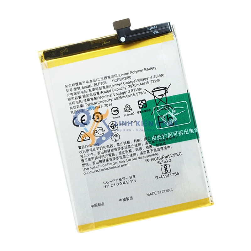 Pin Oppo A91 CPH2001 4025mAh Zin - Hàng nhập Khẩu | Shopee Việt Nam