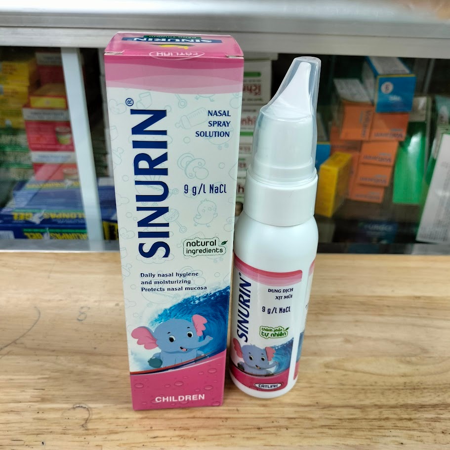 [CHÍNH HÃNG]Xịt rửa mũi muối biển Sinurin Đẳng trương của dược Cát Linh ...