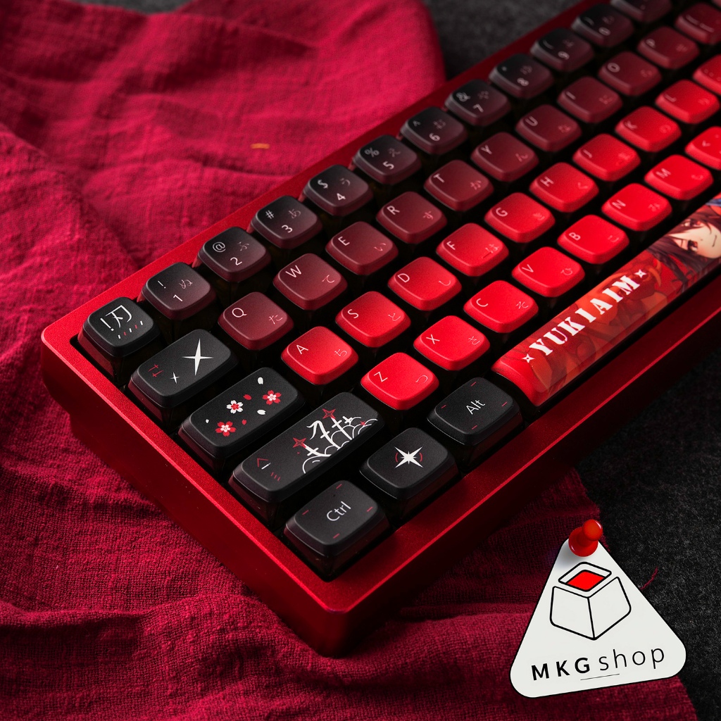 Keycap Yuki Aim | PBT dyesub | MDA profile | Nút bàn phím cơ rẻ đẹp ...