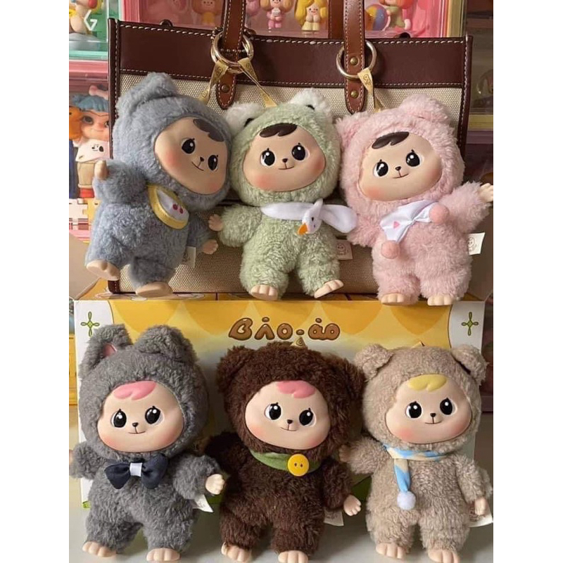 Mô hình nhân vật gấu bông Bao-ao cuddle blindbox CQToys BAOAO01 ...