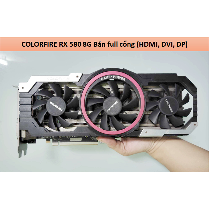 VGA Colorful RX 580 8G bản 3 Fan | Shopee Việt Nam
