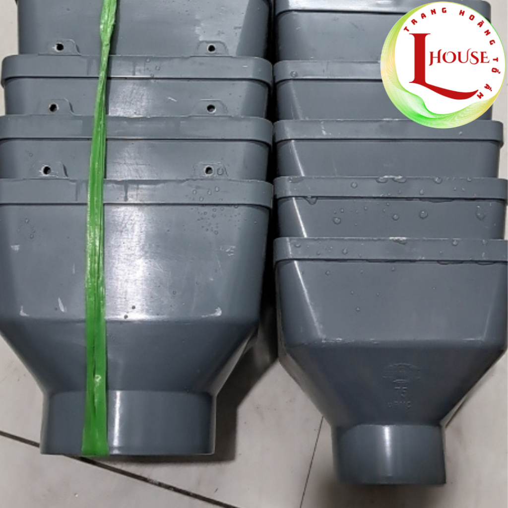 Phễu Thu Nước Mưa Mái Nhà, Phễu Thu Máng Xối PVC D110, D75 Tiền Phong ...