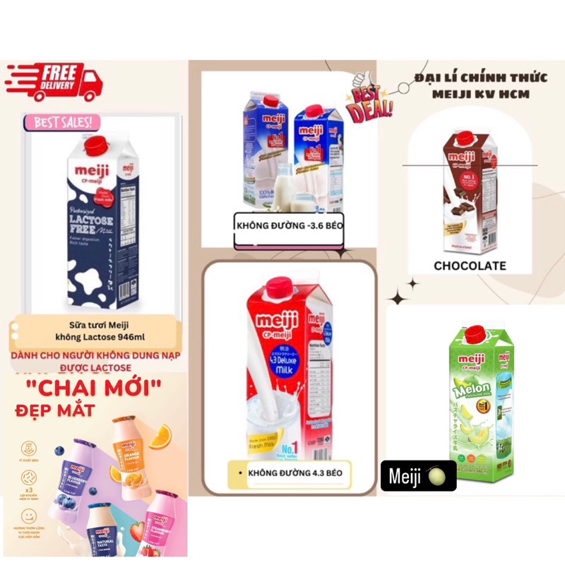 Sữa Meiji 946ML cao cấp đủ loại 11-7-28.7 | Shopee Việt Nam