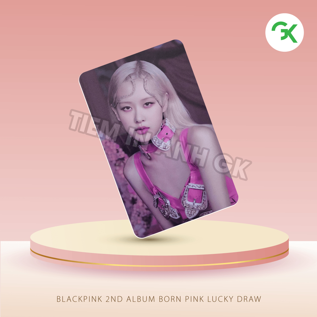 Card bơi BLACKPINK 2nd Album Born Pink Lucky Draw | Shopee Việt Nam