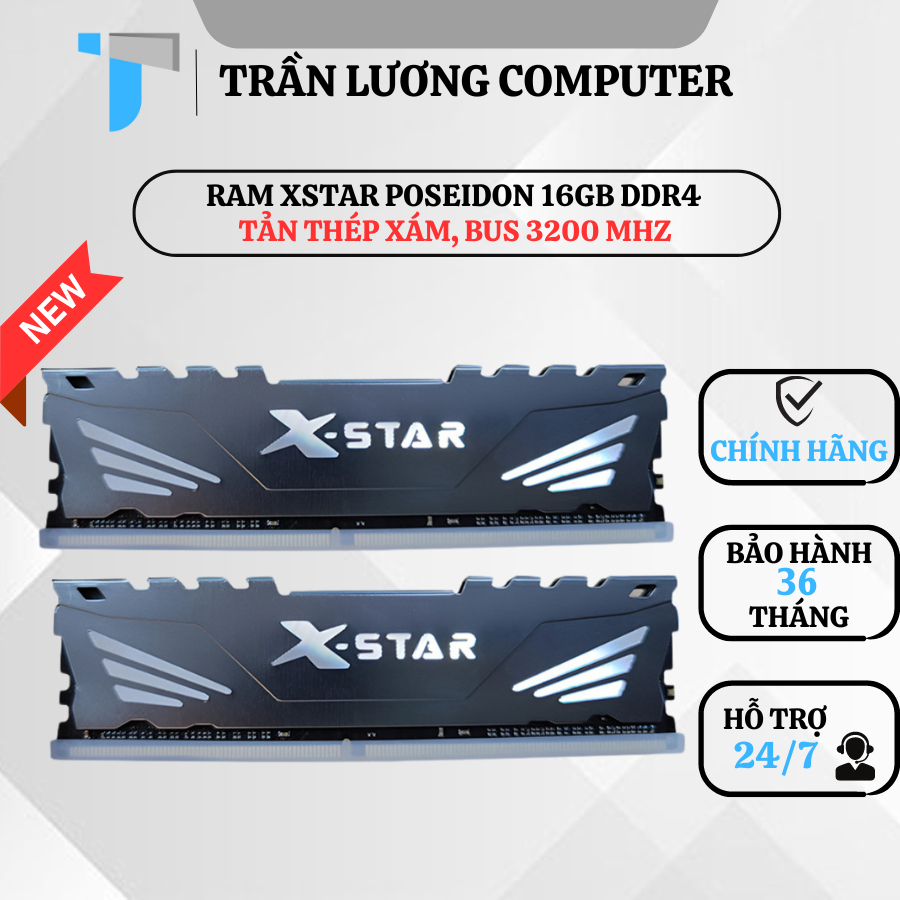 Ram Xstar 16GB (1x16GB) DDR4 Bus 3200MHz Tản Nhiệt Thép | Shopee Việt Nam