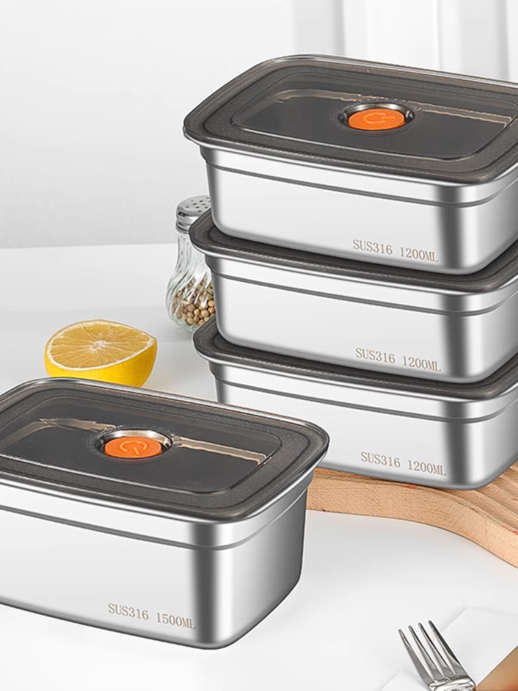 Hộp Đựng Thực Phẩm Cao Cấp Hộp Inox 304 Đựng Thức Ăn Có Nắp Đậy Kín ...