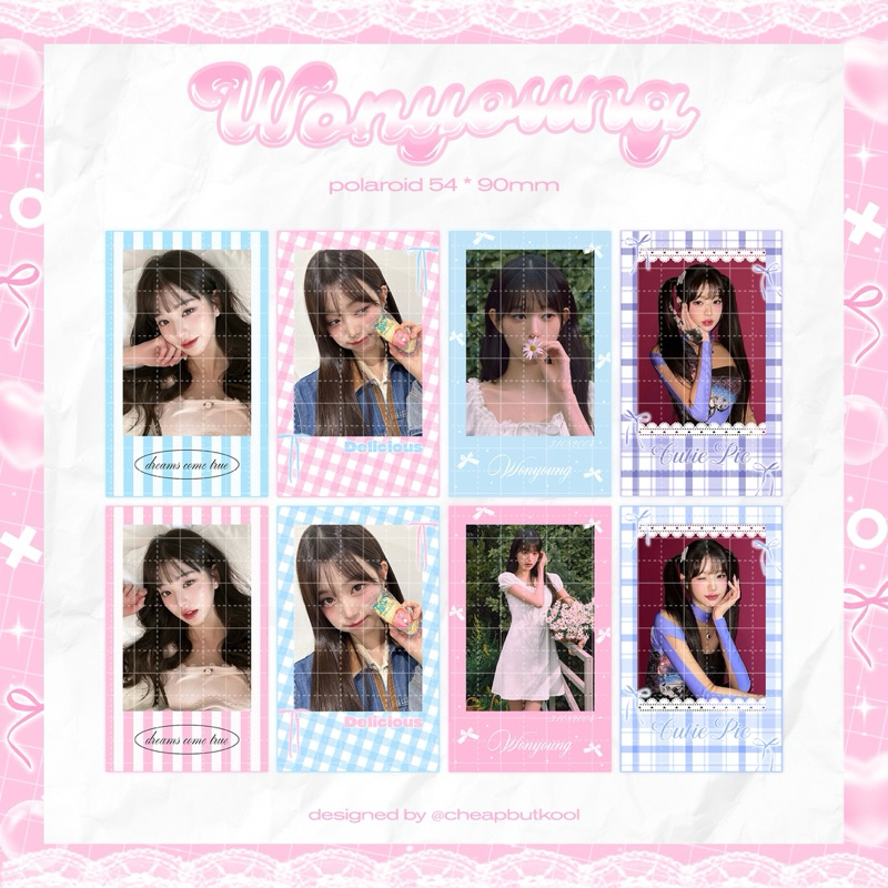 CARD DES WONYOUNG / ẢNH THẺ PHOTOMATIC WONYOUNG IVE HAI MẶT / WONYOUNG ...