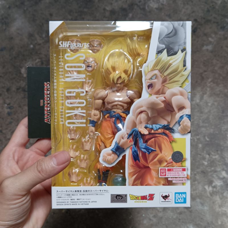 Mô hình Bandai SHF Legendary Super Saiyan Songoku (Goku Namek) Reissue ...