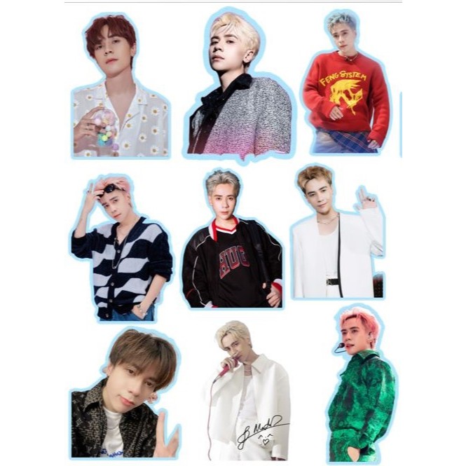 sét 9 hình sticker anh trai QUANG HÙNG chưa cắt sẵn | Shopee Việt Nam