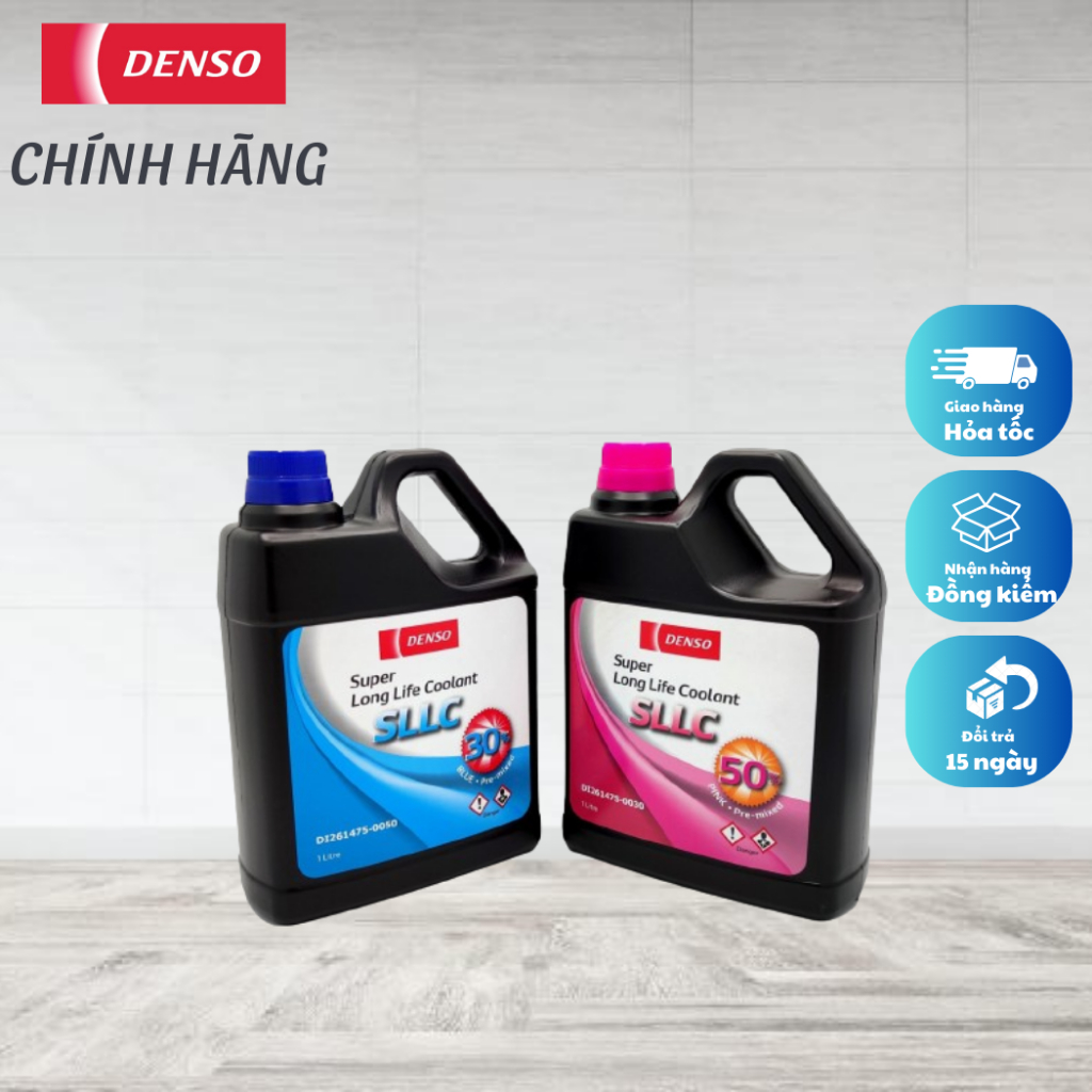 Nước mát ô tô siêu bền SLLC DENSO 1L Chính Hãng | Shopee Việt Nam