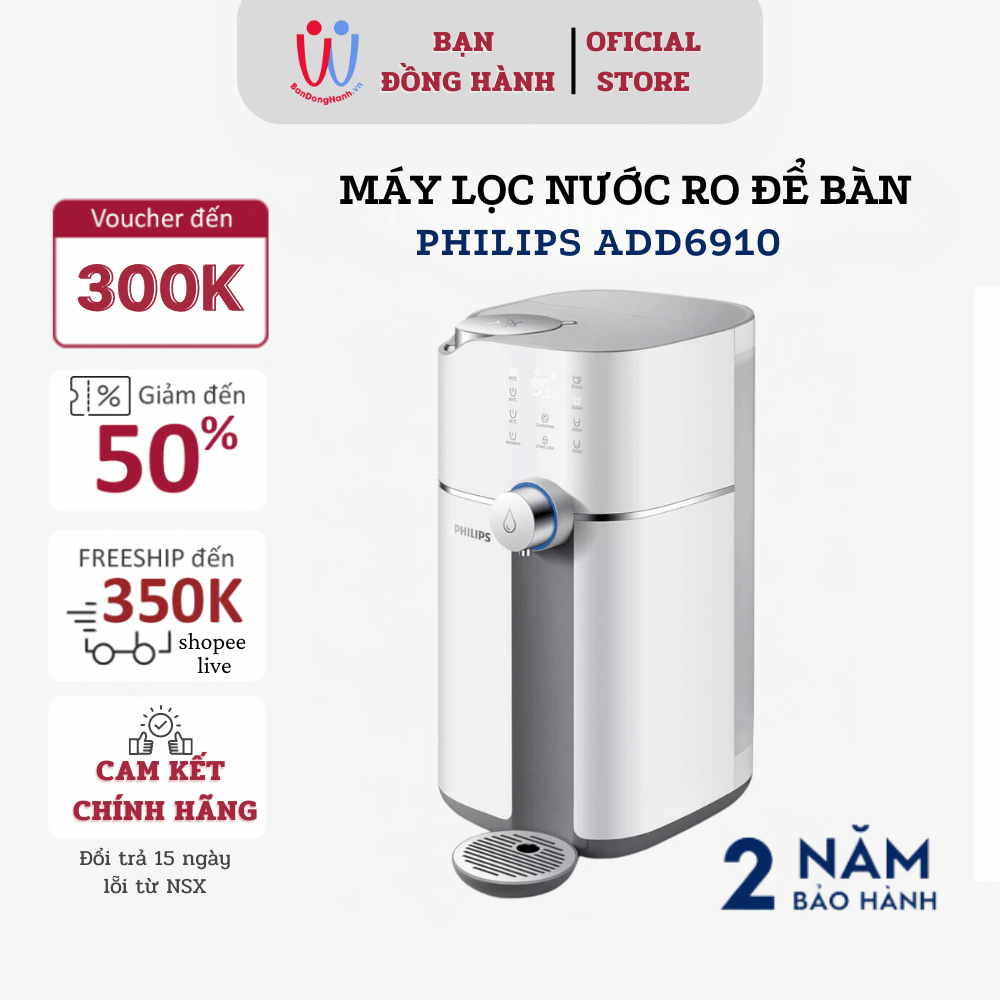 Máy lọc nước RO để bàn Philips ADD6910 - Hàng Chính Hãng | Shopee Việt Nam