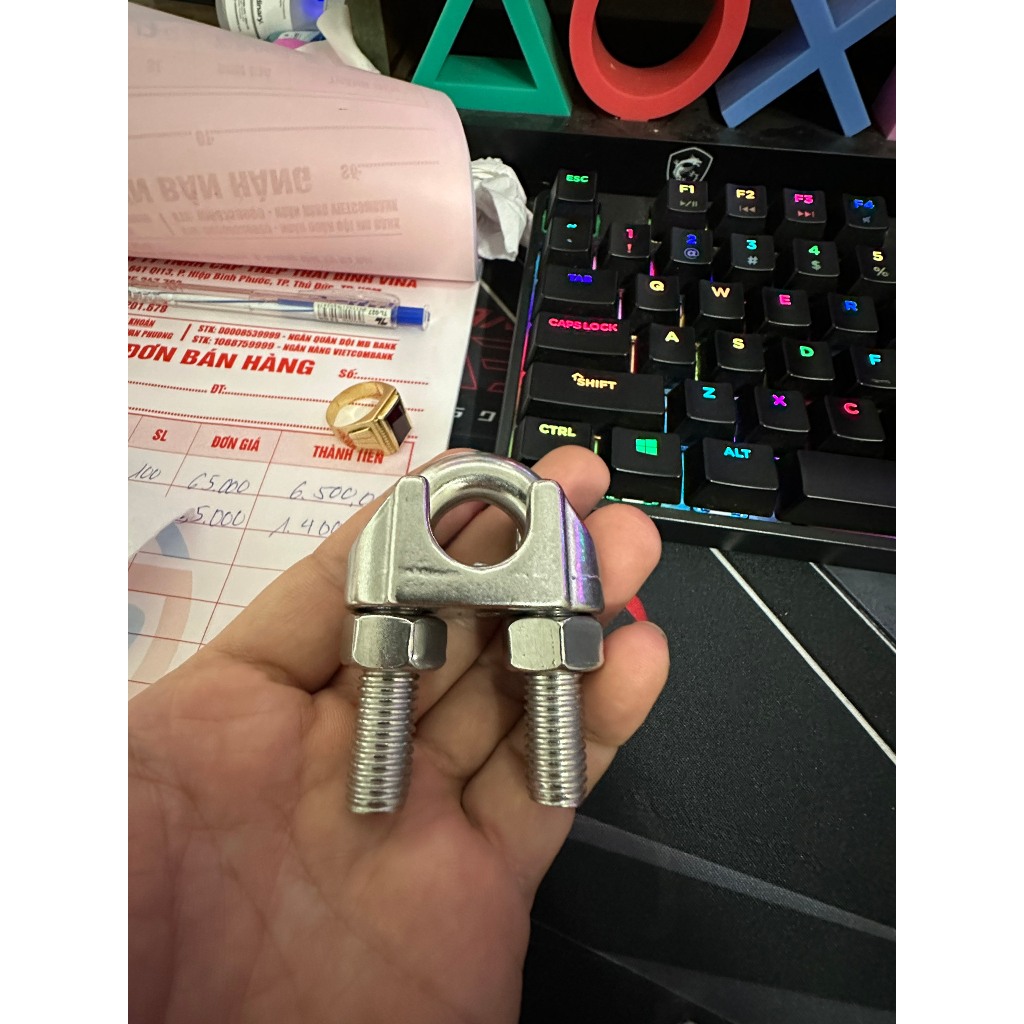 Ốc siết cáp Khóa cáp Cóc kẹp cáp (inox 304) THAIBINHVINA | Shopee Việt Nam