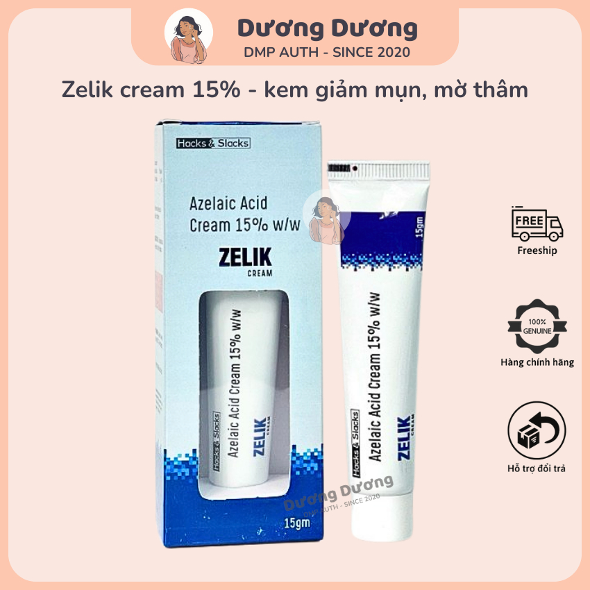 Zelik Cream 15% - Kem giảm mụn, mờ thâm 15g Ấn Độ | Shopee Việt Nam