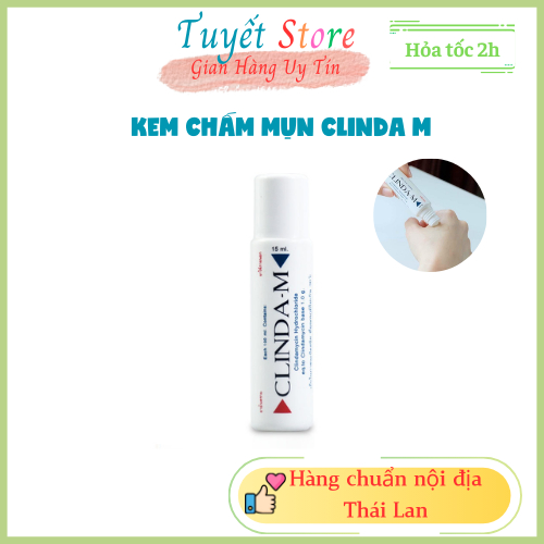 Kem chấm mụn Clinda M giảm mụn đỏ 15gr Thái Lan | Shopee Việt Nam