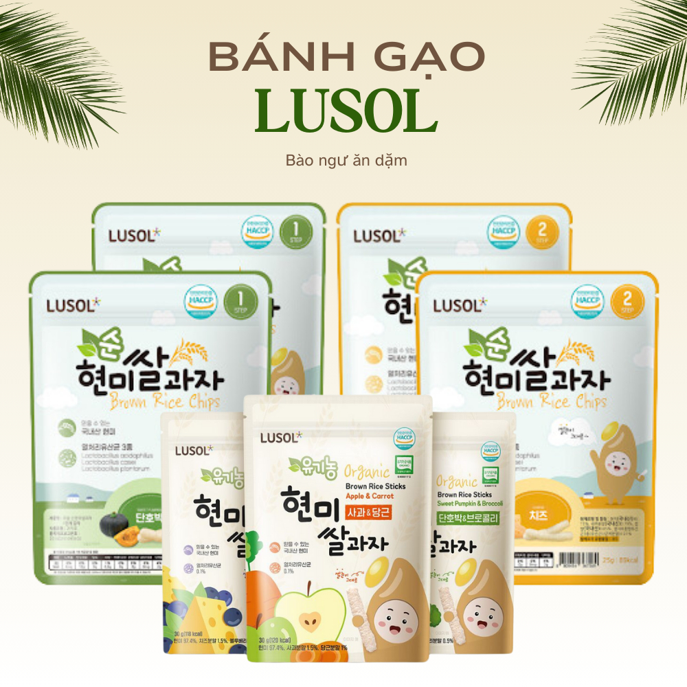 BÁNH GẠO QUE MOM’S CHOICE - Lusol CHO BÉ ĂN DẶM | Shopee Việt Nam