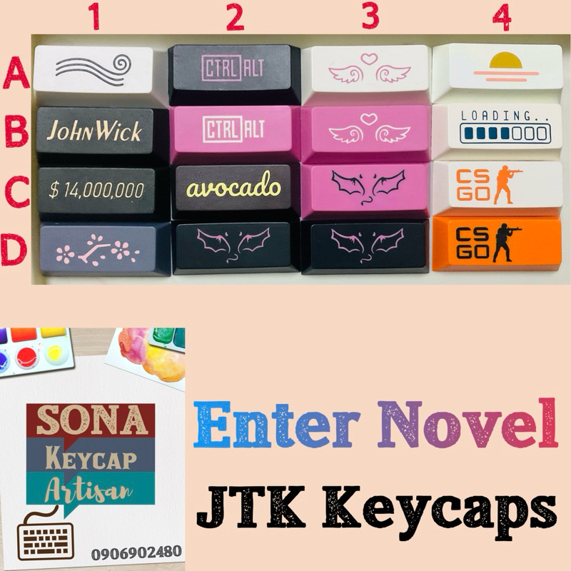 JTK Keycaps - Enter Novel | Shopee Việt Nam