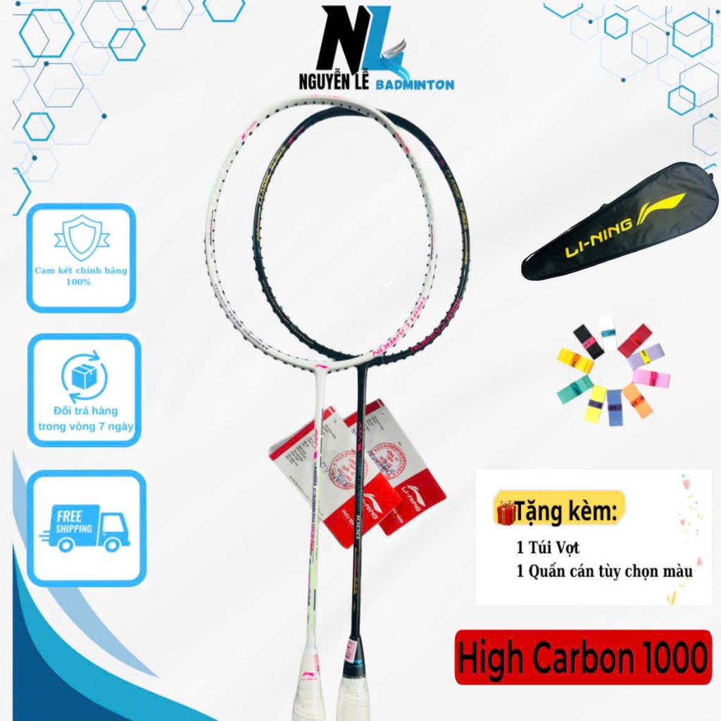 Vợt Cầu Lông Lining HC1000, HC 1200, HC 1900 Chính Hãng bảo hành 2 ...