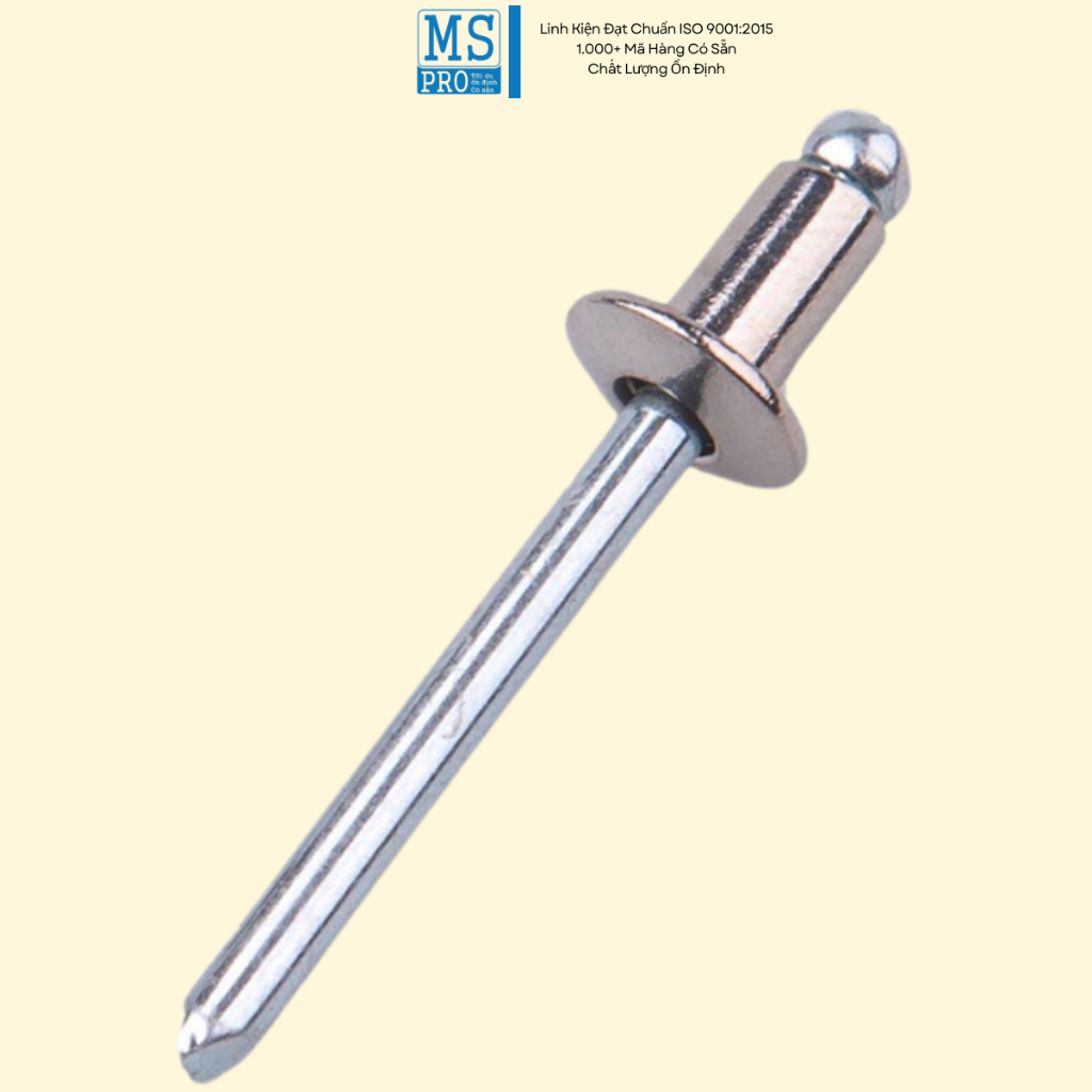 [SL 100-200 con] Đinh rút, rivet inox 304 chân thép MS PRO OD 3.2 4.0 4 ...