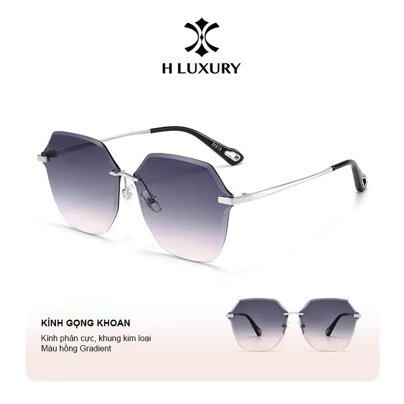 [ Mắt kính cao cấp nữ V22 ]chống tia UV, mặt kính hiệu ứng Gradient ...