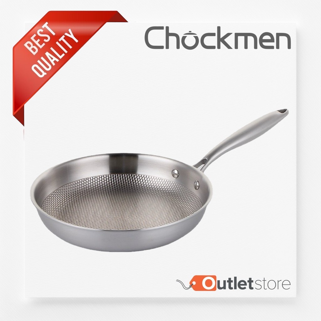 Chảo Tổ Ong CHOCKMEN Size 22-24-28CM Chảo Xào Chảo Rán Vân Tổ Ong Chống Dính Dùng Mọi Loại Bếp ...