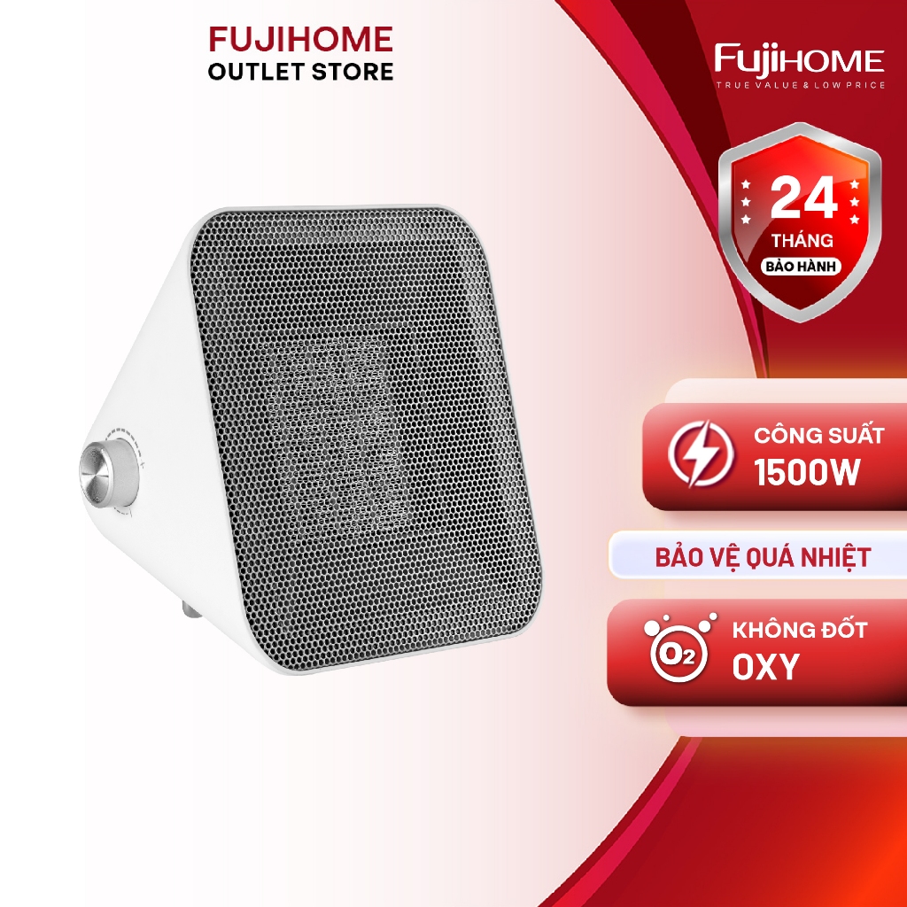 Quạt sưởi gốm mini để bàn nhập khẩu FUJIHOME FH1100 làm ấm nhanh - Tiết ...