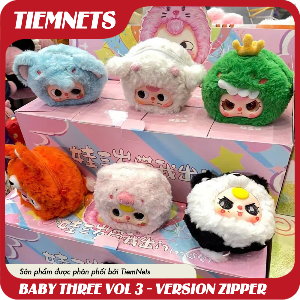 MÔ HÌNH BLIND BOX BABY THREE VOL 3 - VERSION ZIPPER BAG - CHÍNH HÃNG ...