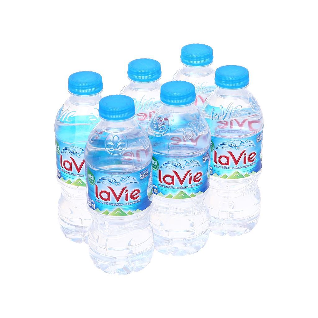 Nước khoáng La Vie 350ml/500ml thùng 24 chai | Shopee Việt Nam