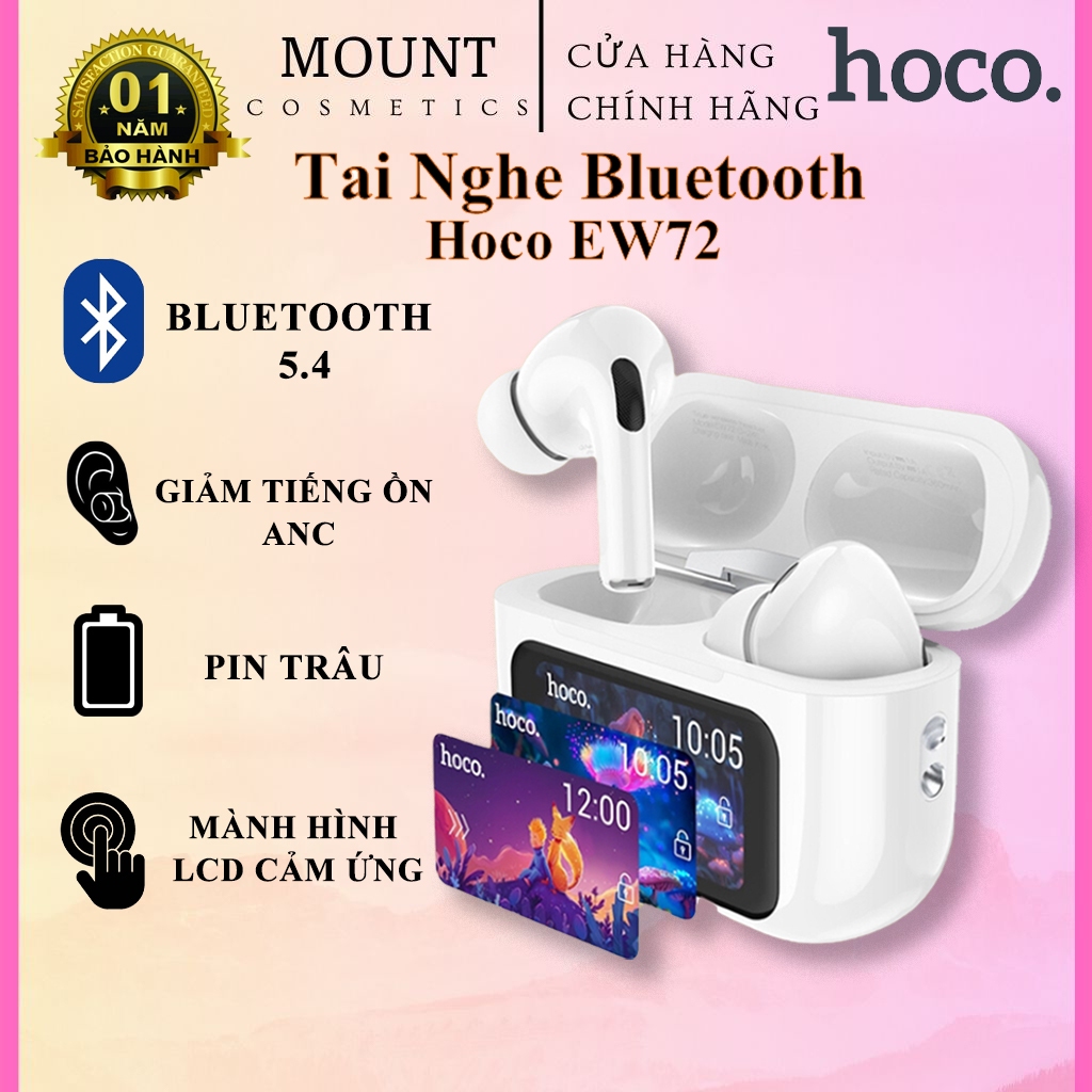 Tai Nghe Bluetooth Hoco EW72 Màn Hình Cảm Ứng Điều Khiển - Tai Nghe ...