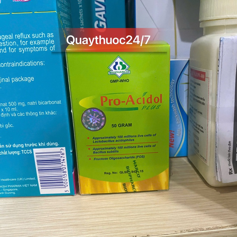 PRO-ACIDOL PLUS cốm bột pha giúp ổn định tiêu hóa (50gr-100gr) | Shopee ...