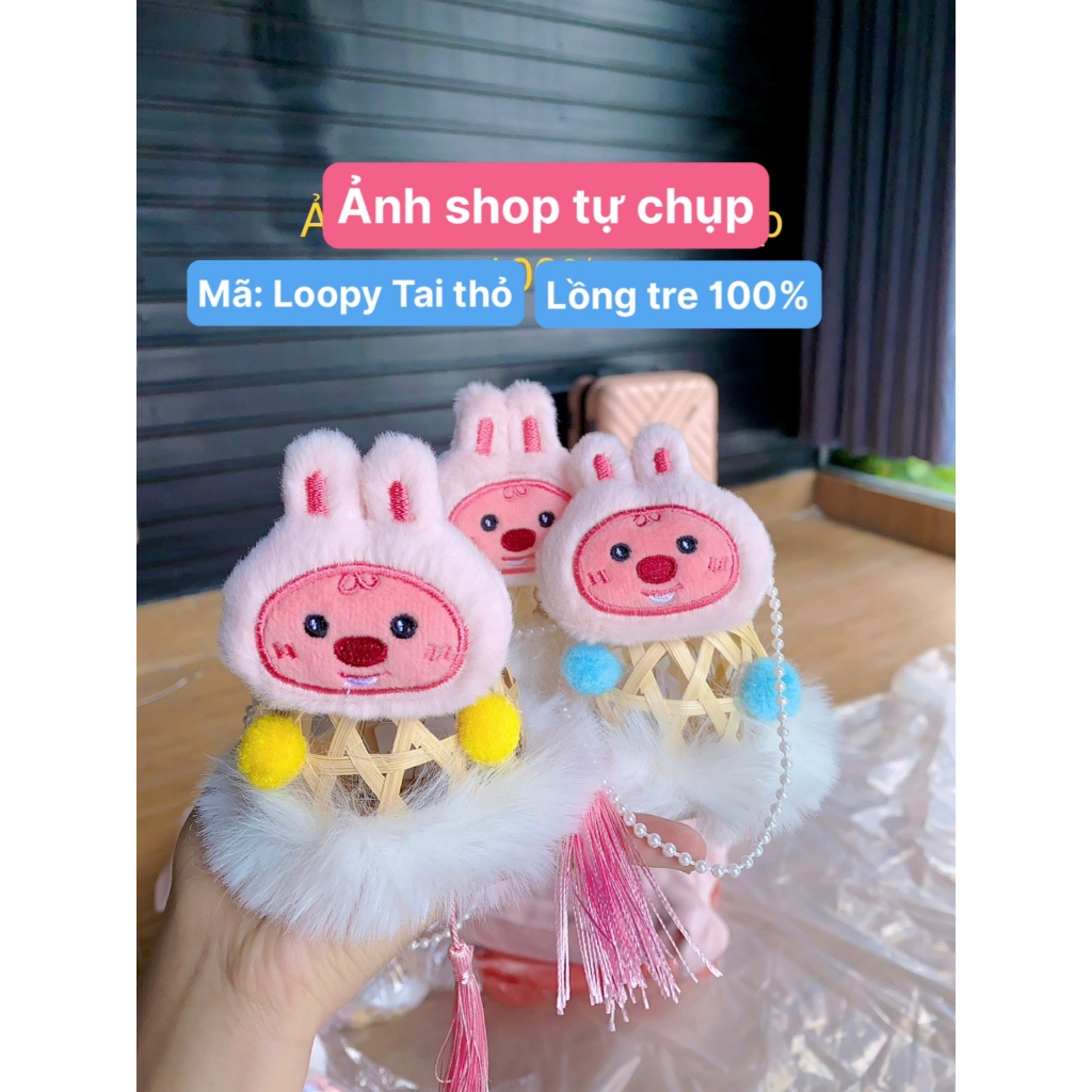 Lồng đèn gấu Loopy xinh xắn có đèn nháy, lồng đèn thú bông, lồng đèn đồ ...