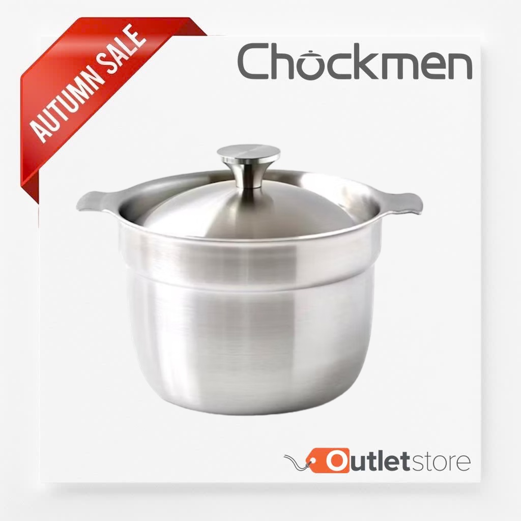 Nồi Mini CHOCKMEN 16cm Inox Nắp Inox Siêu Dày Đúc Liền Thân Đun Canh ...