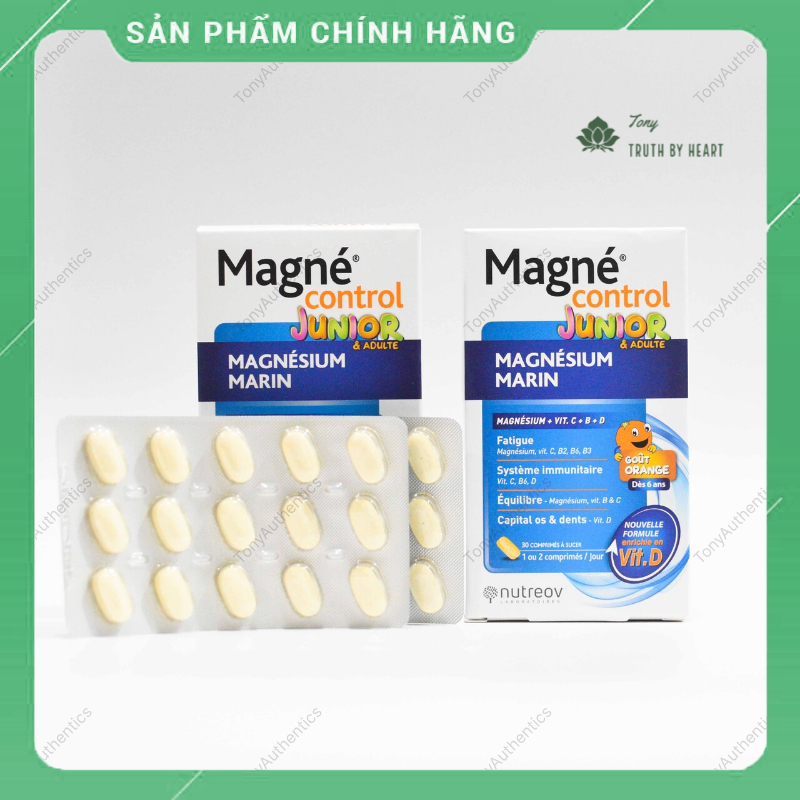 Viên uống Magne Control Junior dành cho trẻ từ 6 tuổi giúp bổ sung ...