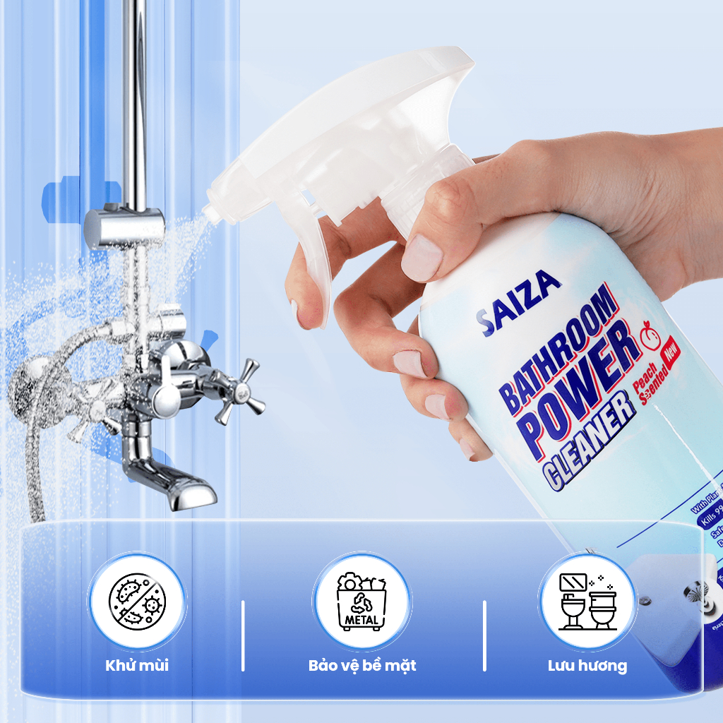Chai Xịt Vệ Sinh Nhà Tắm Saiza Hương Đào 500ml, An Toàn Lành tính ...