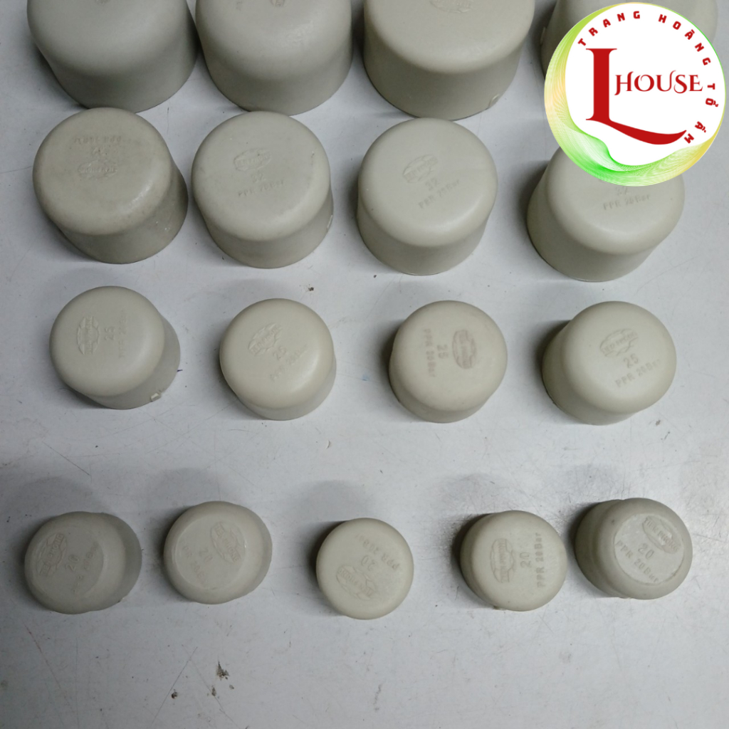 Đầu Bịt PPR Tiền Phong, Bịt Chụp Ống nhiệt PPR Tiền phong D20 D25 D32 ...
