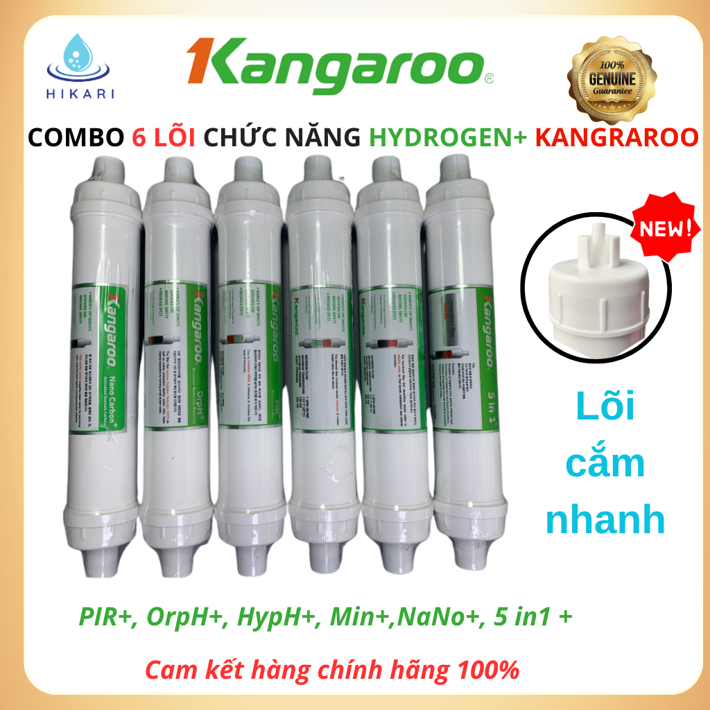 Combo 6 Lõi Chức Năng Hydrogen+ Kangaroo Giàu Hydrogen Giúp Hấp Thu ...