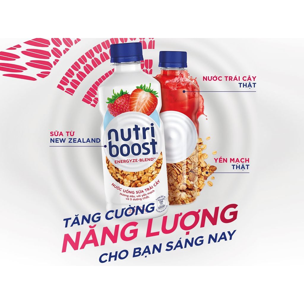 Sữa trái cây Nutriboost hương dâu/cam lốc 6 chai 297ml | Shopee Việt Nam