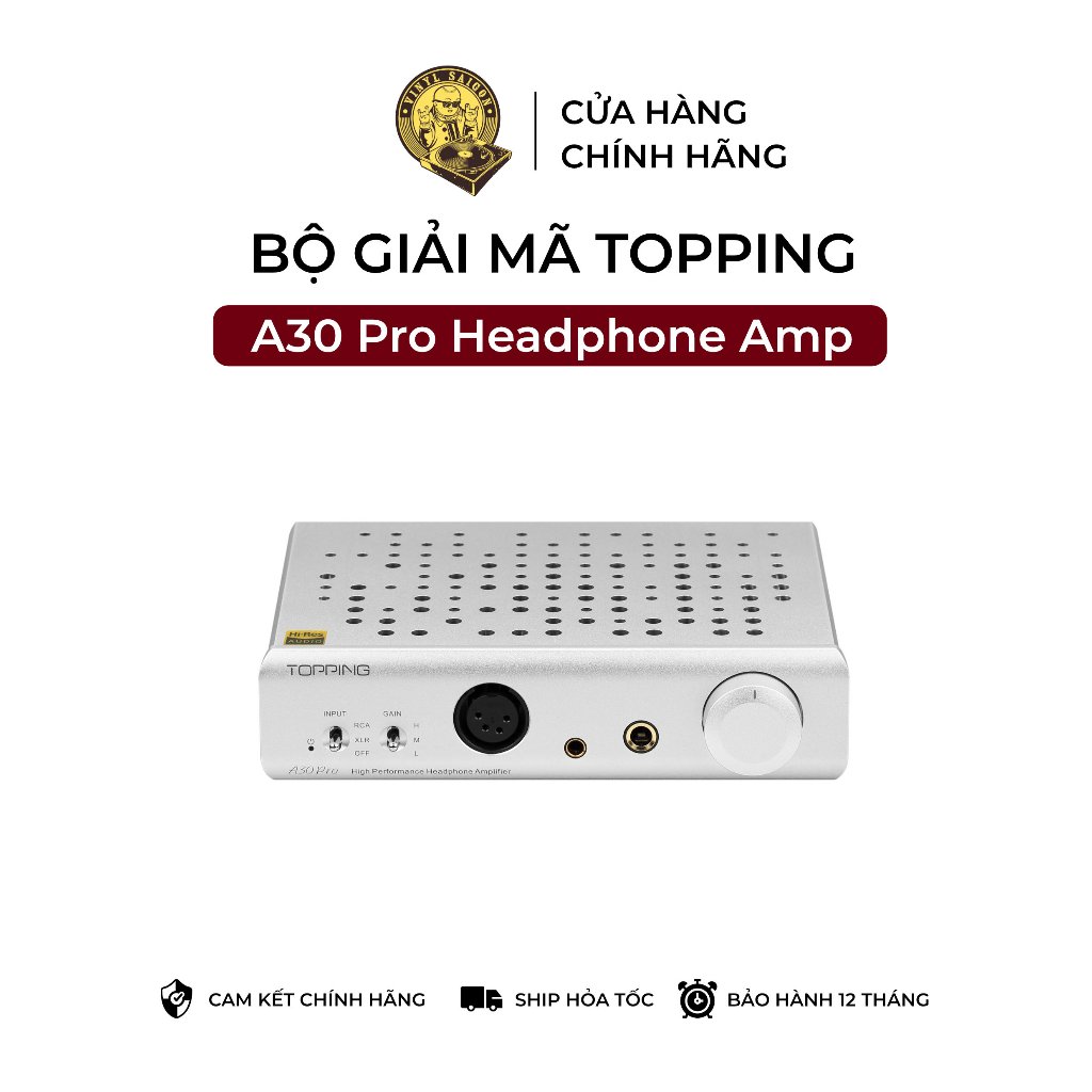 Bộ Giải Mã Dac/Amp Topping A30 Pro Headphone Amp - Bảo Hành 12 Tháng ...