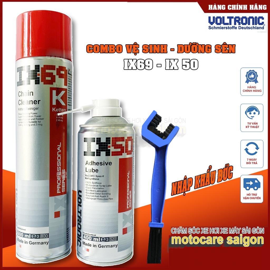 Combo vệ sinh- bảo dưỡng sên Ix69+Ix50 | Shopee Việt Nam