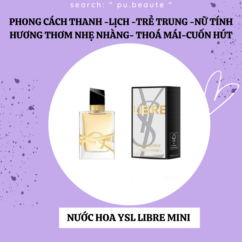 NƯỚC HOA YSL LIBRE MINI 7,5ML FULL BOX | Shopee Việt Nam