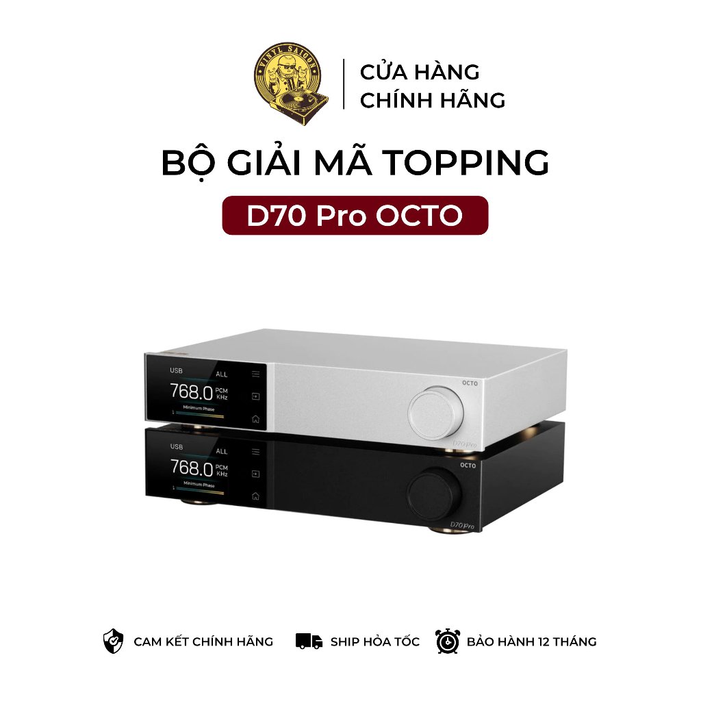 Bộ Giải Mã Dac/Amp Topping D70 Pro OCTO EU - Bảo Hành 12 Tháng | Shopee ...