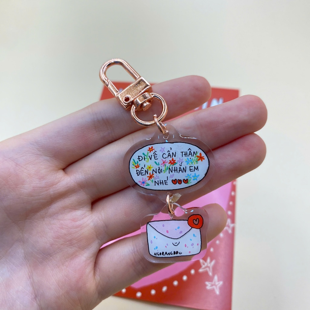 Móc khóa Mini iu đương - Keychain iu iu - Ngorangbo ( Size mini ...