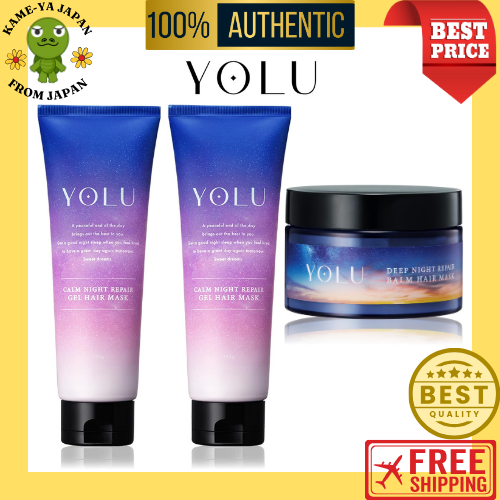 YOLU | Hair Mask Calm Night Repair/Relax Night Repair/Deep Night Repair 145g【Direct delivery ...