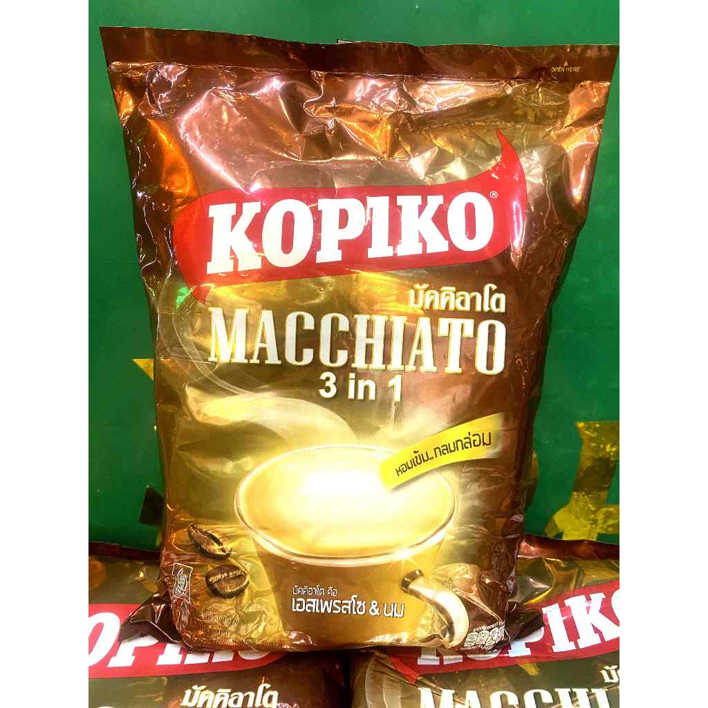 Cà Phê Hòa Tan KOPIKO Macchiato 3 trong 1 bịch 480g (20 gói x 24g) | Shopee Việt Nam