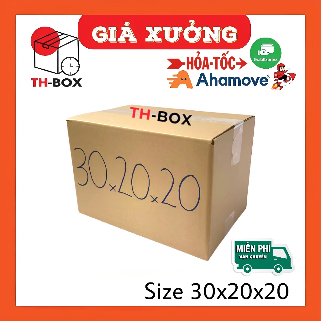 THBOX - 30x20x20 Combo 10 Hộp carton đóng hàng | Shopee Việt Nam